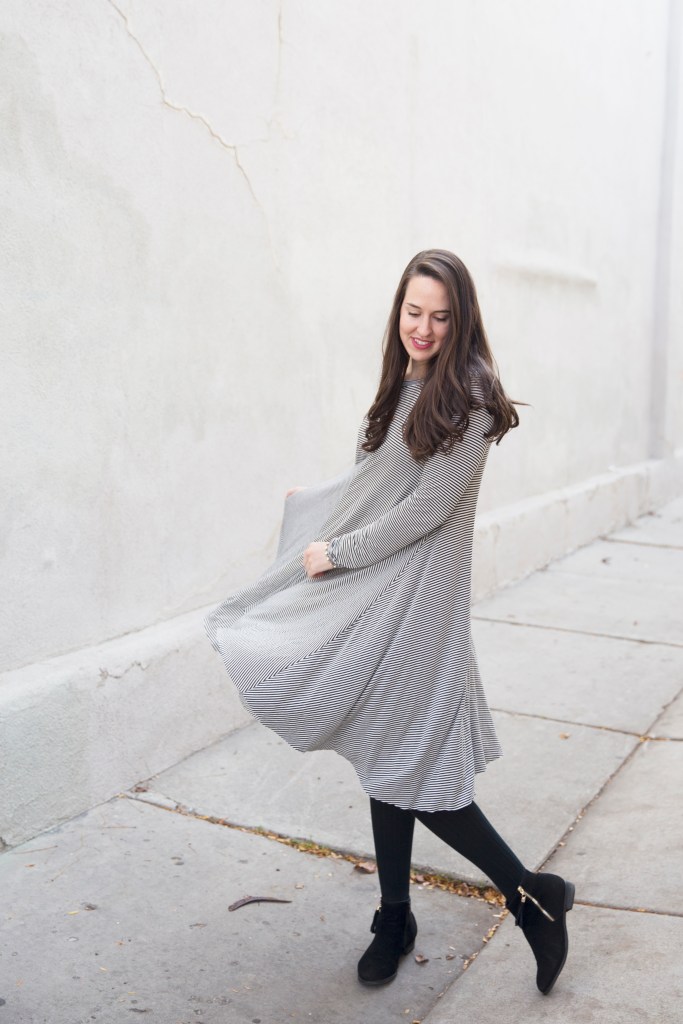 McCall’s M7407 Dress with Stylish Fabric – Little Fish